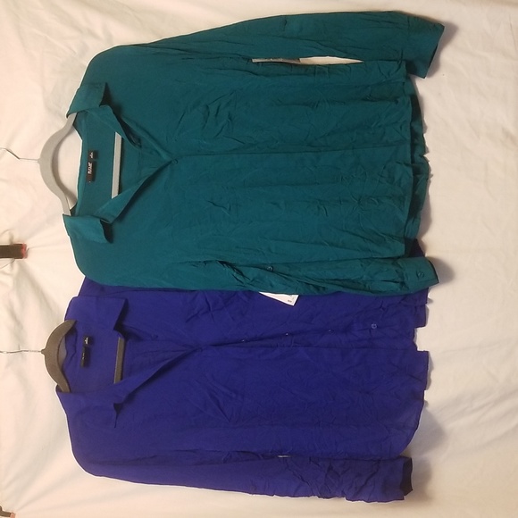 a.n.a | Tops | Nwt Womans Ana Dress Shirt Bundle Jewel Tone 2 Shirts ...